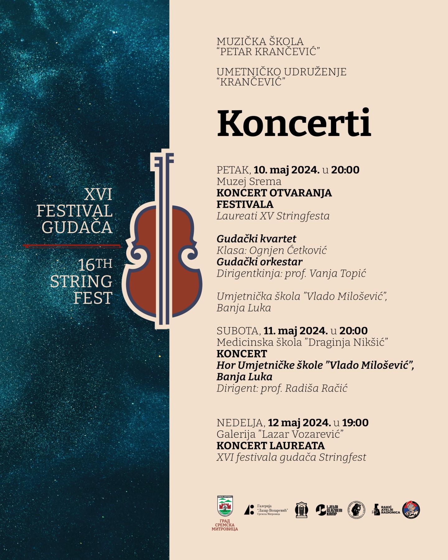 XVI Festival gudača – Stringfest u Sremskoj Mitrovici - Ozon Media